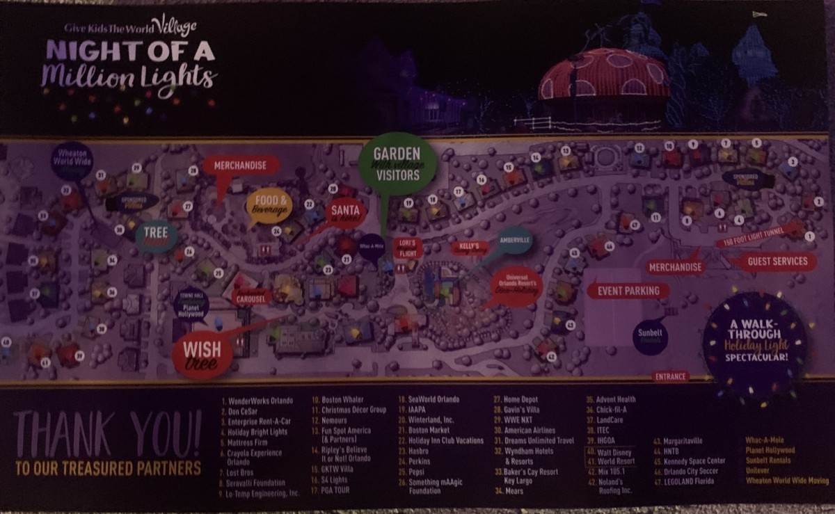 Night Of A Million Lights At Give Kids The World Village - The Goofy 5